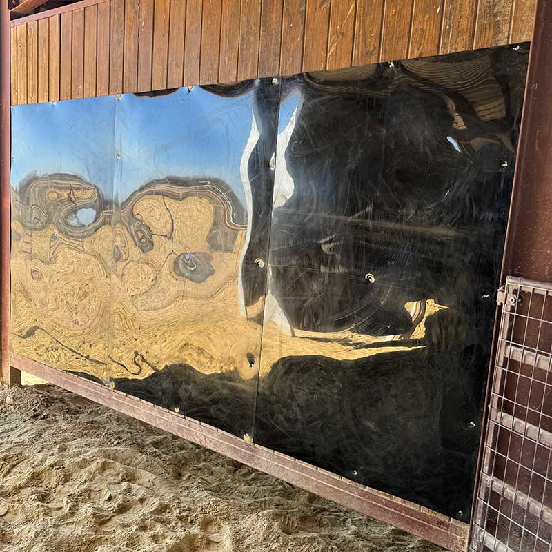 Horse Stall Wall Panels - Flexible HDPE — Overlake Supply